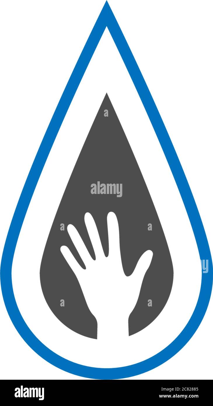 Hand care symbol logo icon vector template Stock Vector Image & Art - Alamy