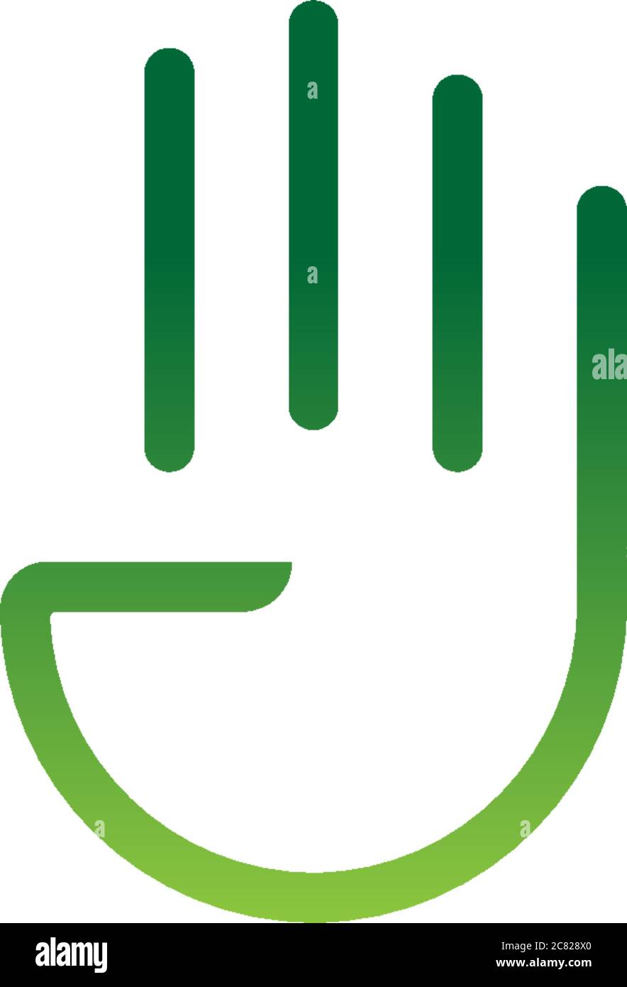 Hand logo icon vector template Stock Vector Image & Art - Alamy