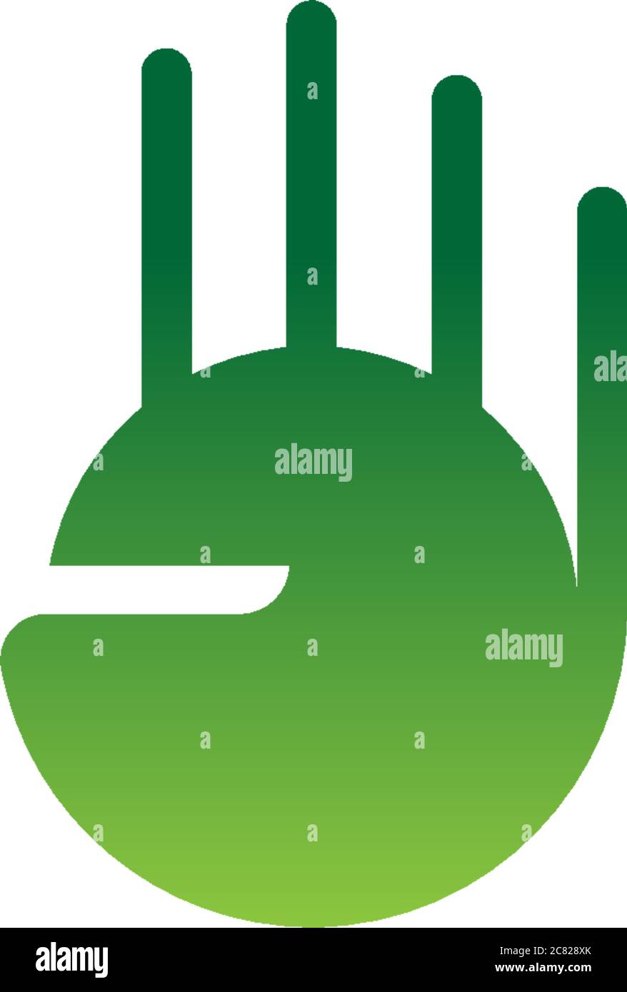 Hand logo icon vector template Stock Vector Image & Art - Alamy