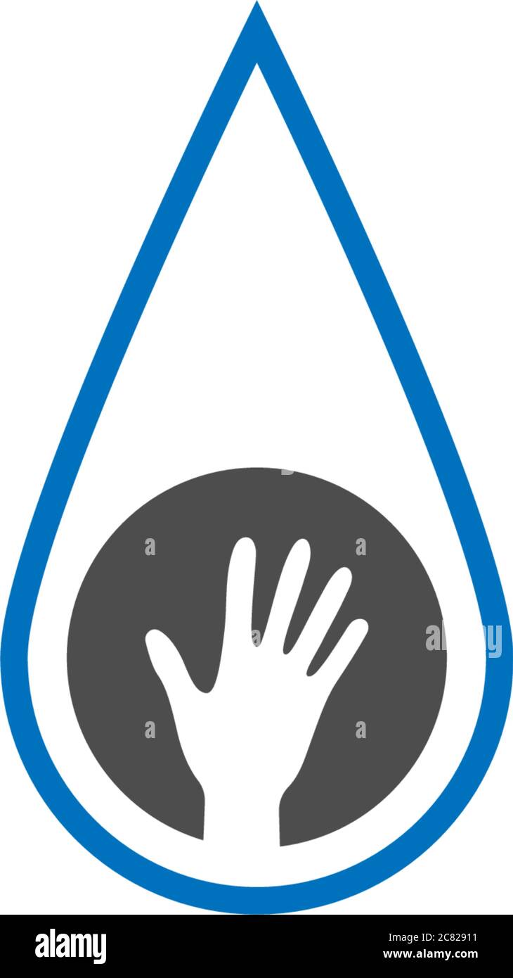 Hand care symbol logo icon vector template Stock Vector Image & Art - Alamy