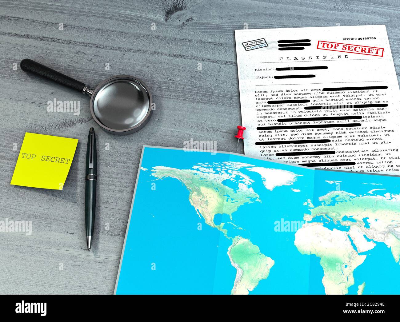 Folder with top secret hi-res stock photography and images - Alamy