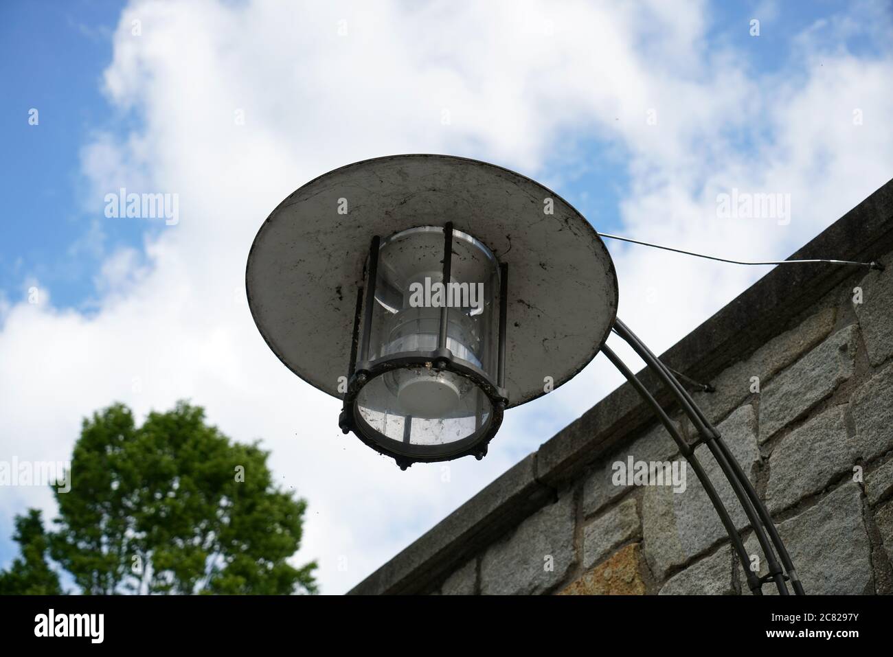 Old lamps along the way, which are still in operation today Stock Photo ...