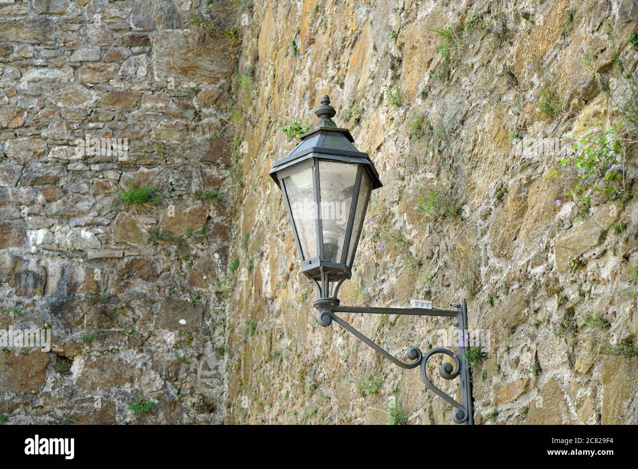 Old lamps along the way, which are still in operation today Stock Photo ...