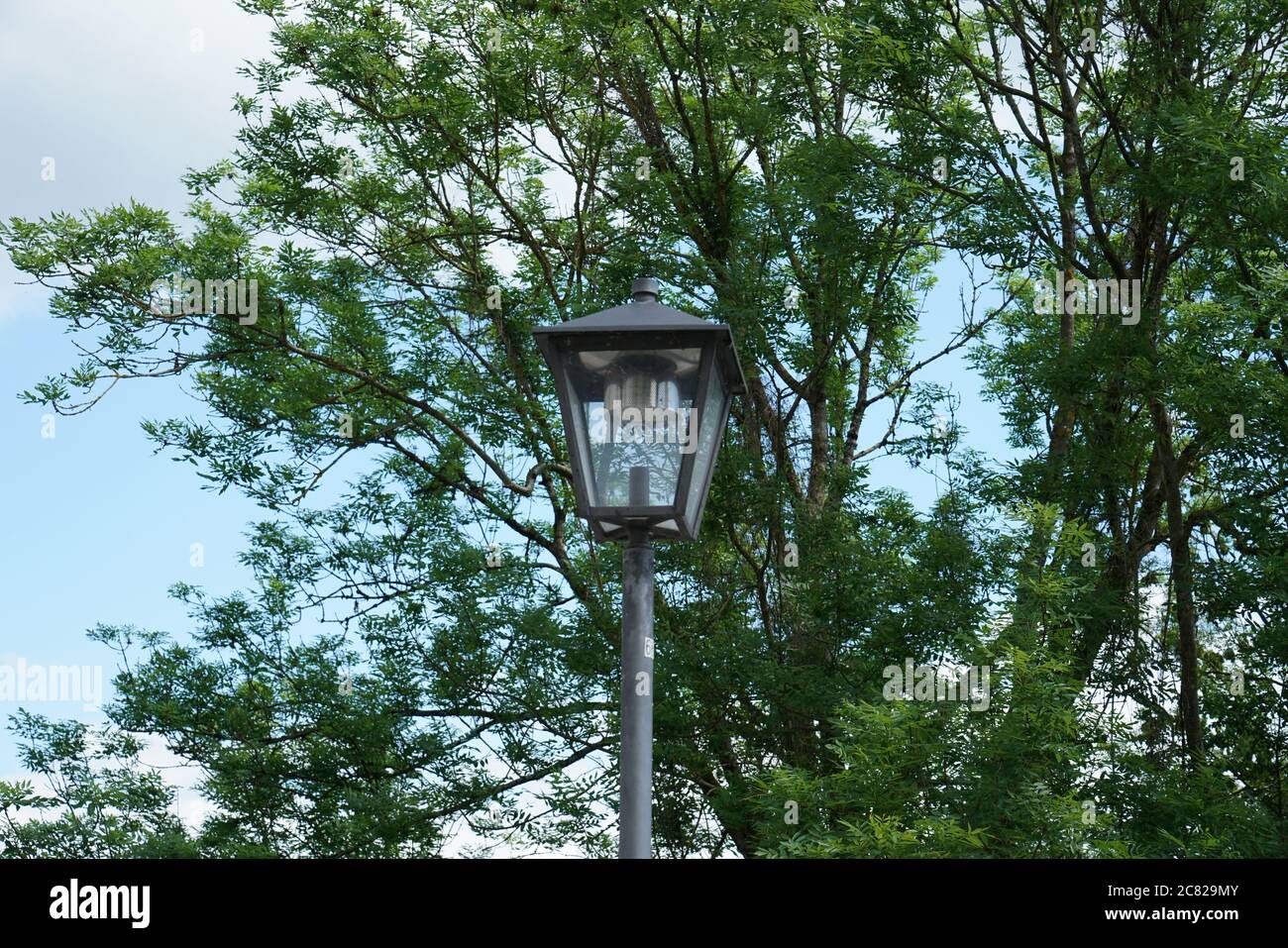 Old lamps along the way, which are still in operation today Stock Photo ...