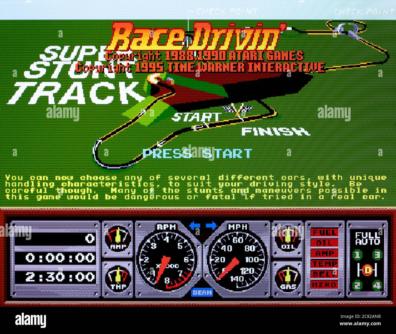 Race Drivin' - Sega Saturn Videogame - Editorial use only Stock Photo ...