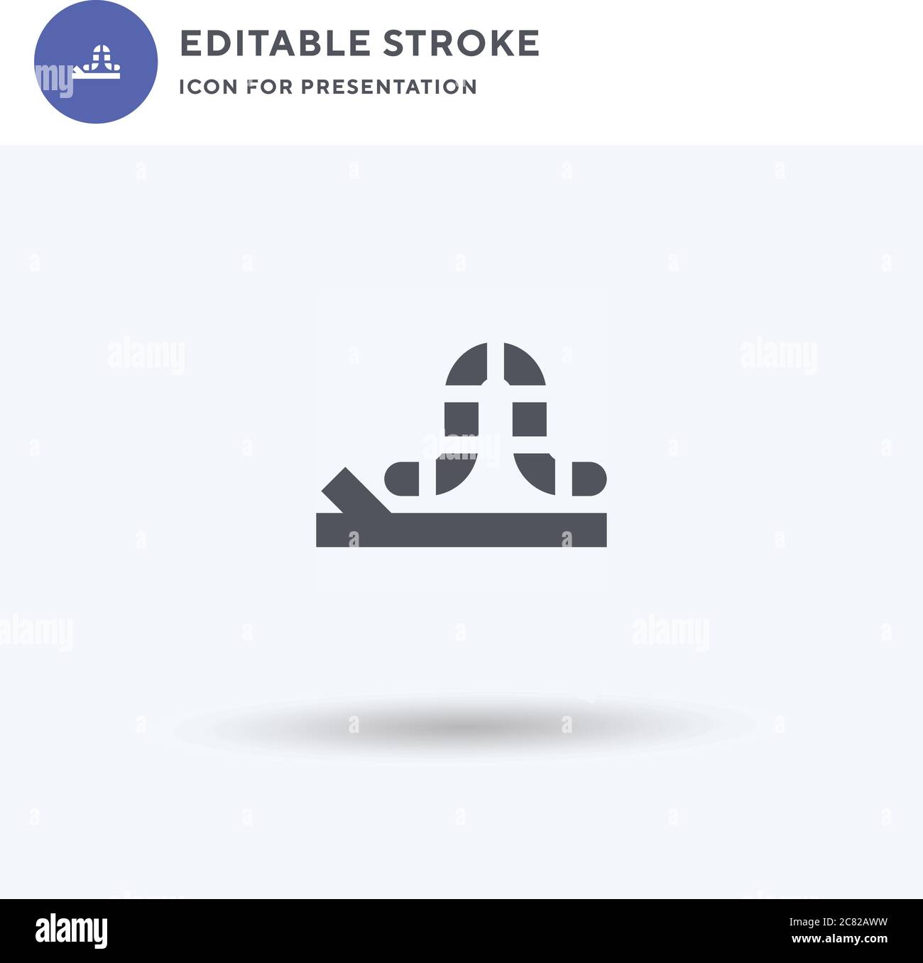 Caterpillar icon vector, filled flat sign, solid pictogram isolated on ...