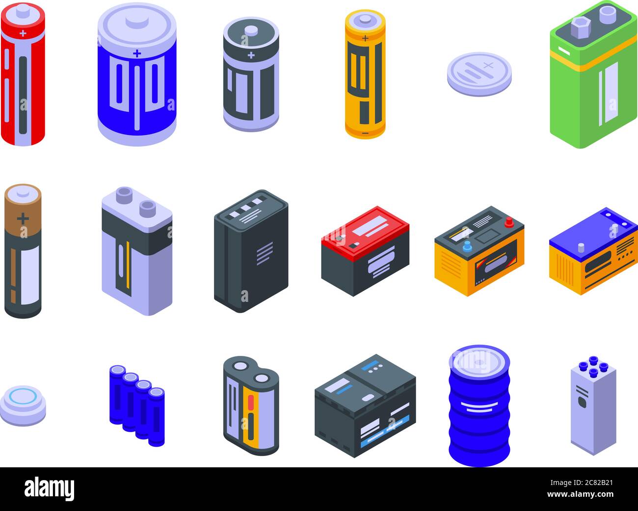 Aa cell battery design Stock Vector Images - Alamy