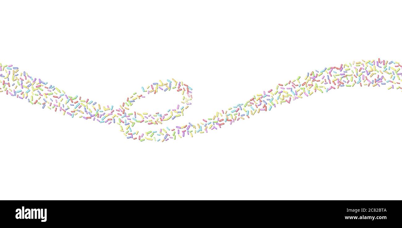 Sprinkle with grains of desserts. Seamless abstract pattern on a ...