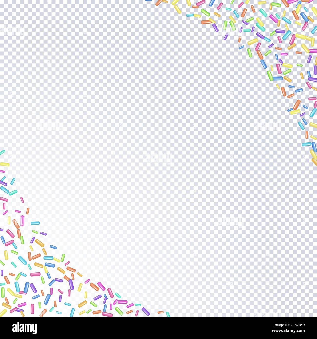 Sprinkle with grains of desserts. Abstract pattern with sprinkles ...