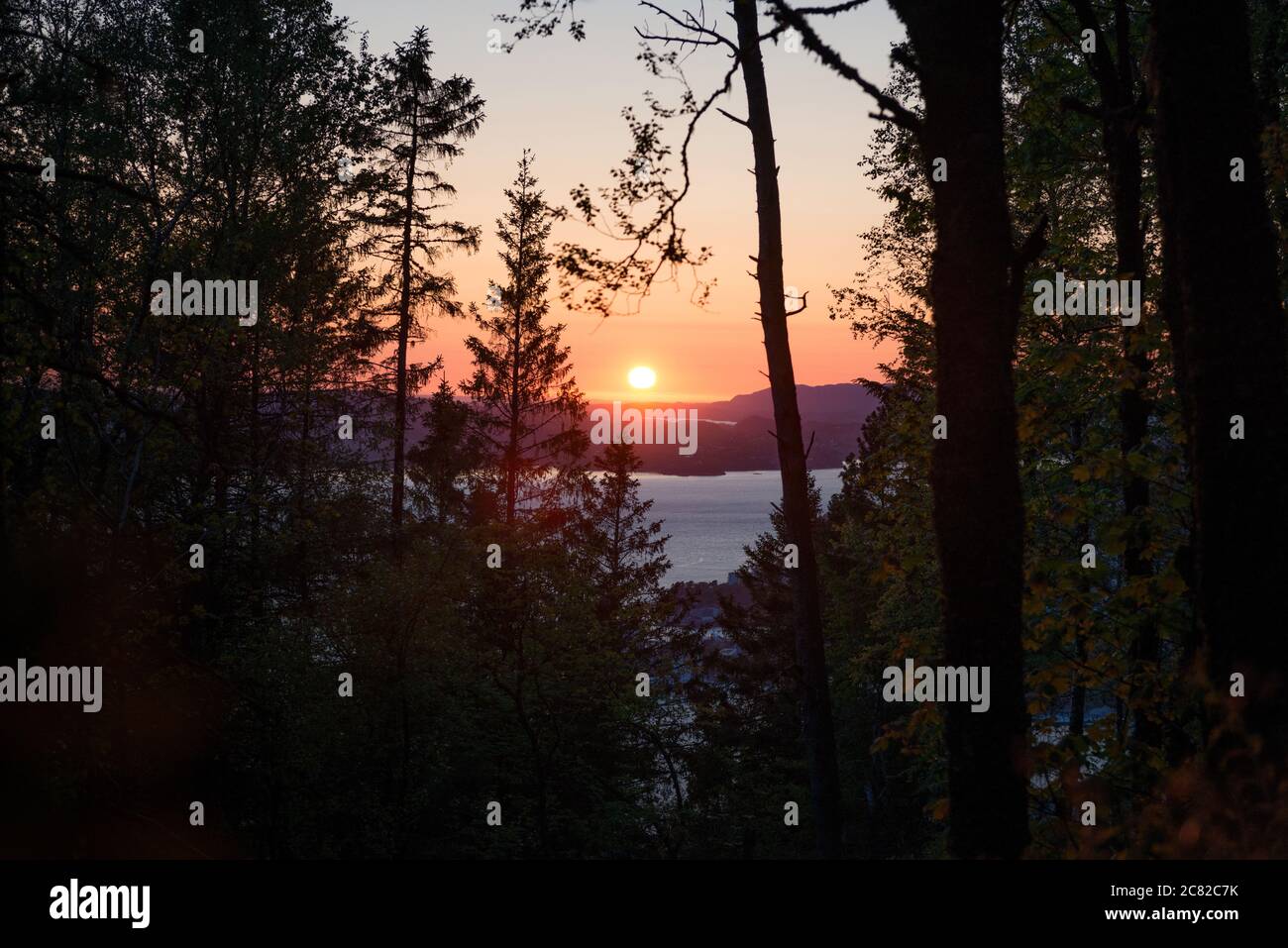 Bergen sunset norway hi-res stock photography and images - Alamy