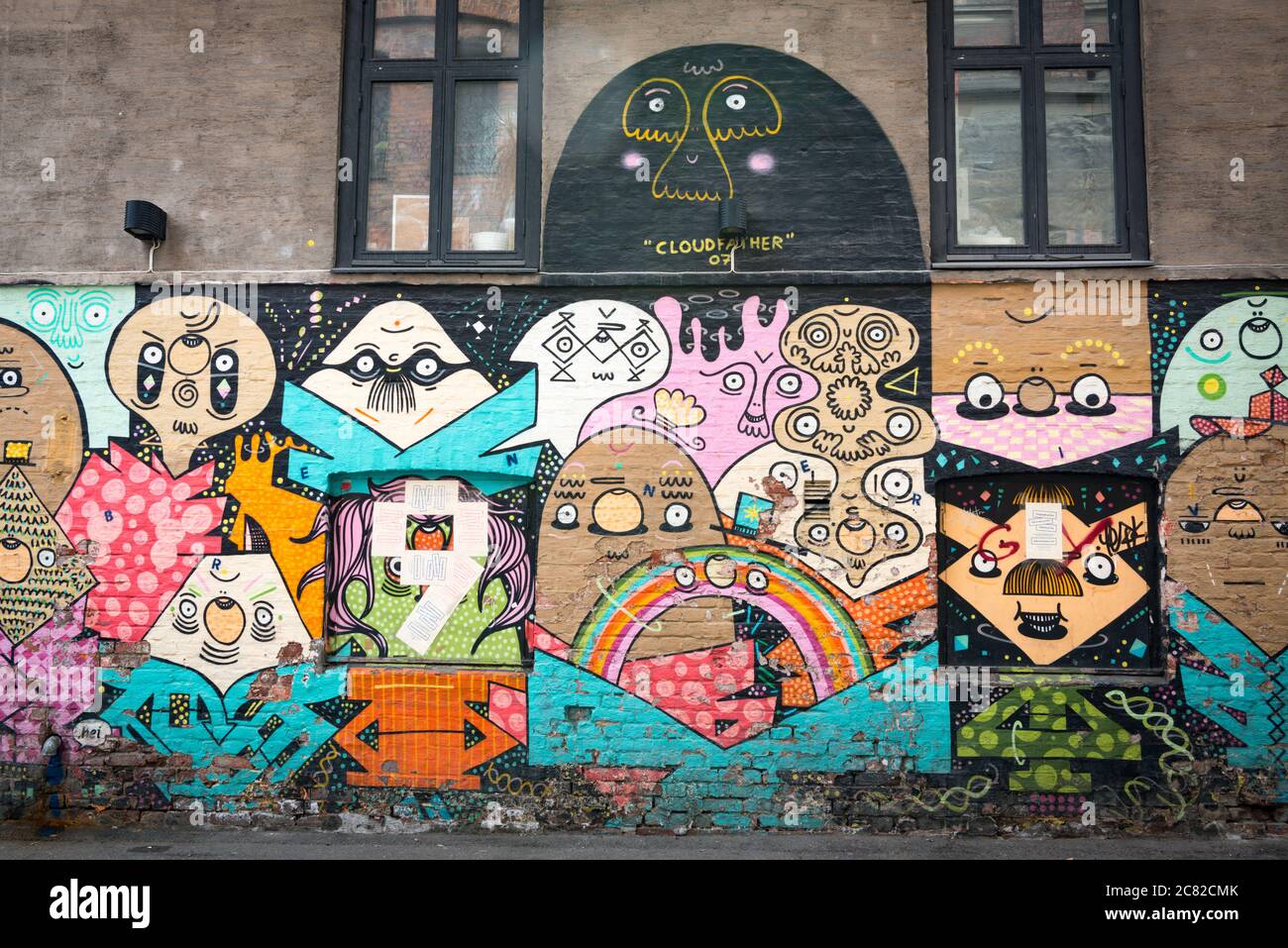 Graffiti in Grunerlokka, Oslo, Norway Stock Photo - Alamy