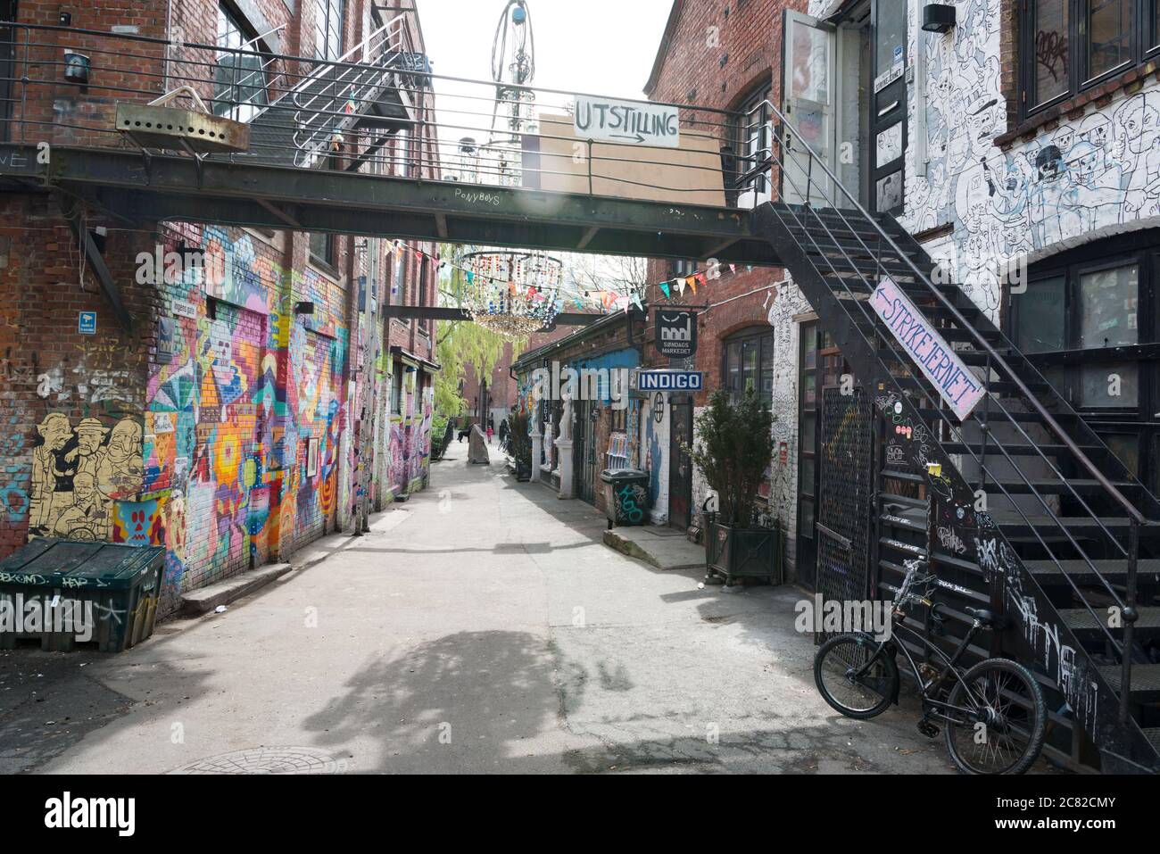 Graffiti in Grunerlokka, Oslo, Norway Stock Photo - Alamy