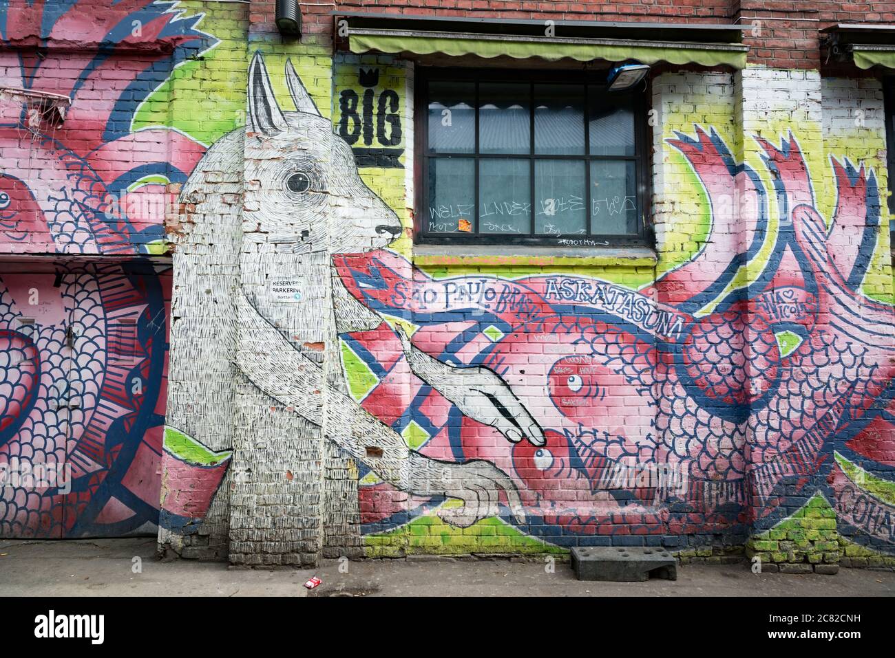 Graffiti in Grunerlokka, Oslo, Norway Stock Photo - Alamy