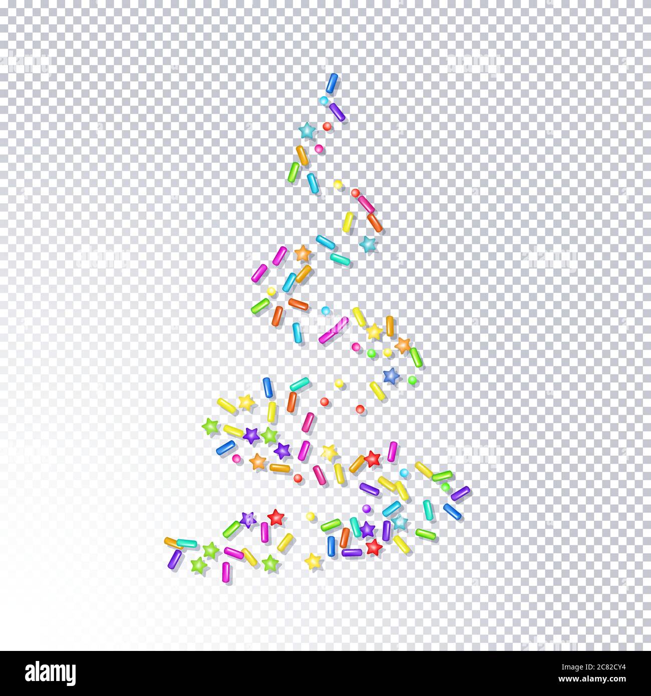 Sprinkle with grains of desserts. Abstract pattern bright colorful ...