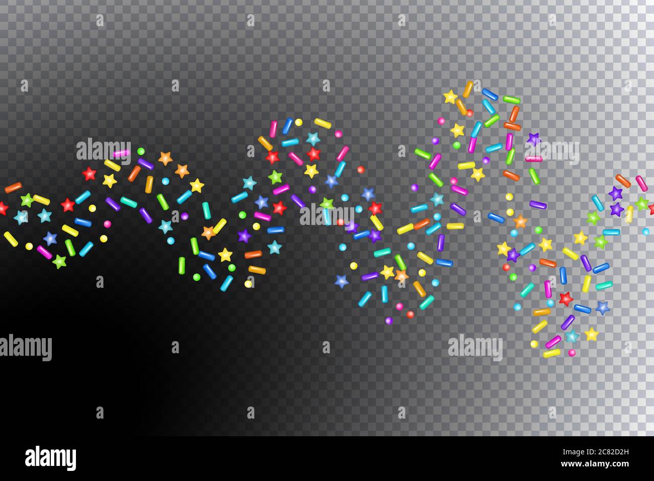 Sprinkle with grains of desserts. Abstract seamless pattern bright ...