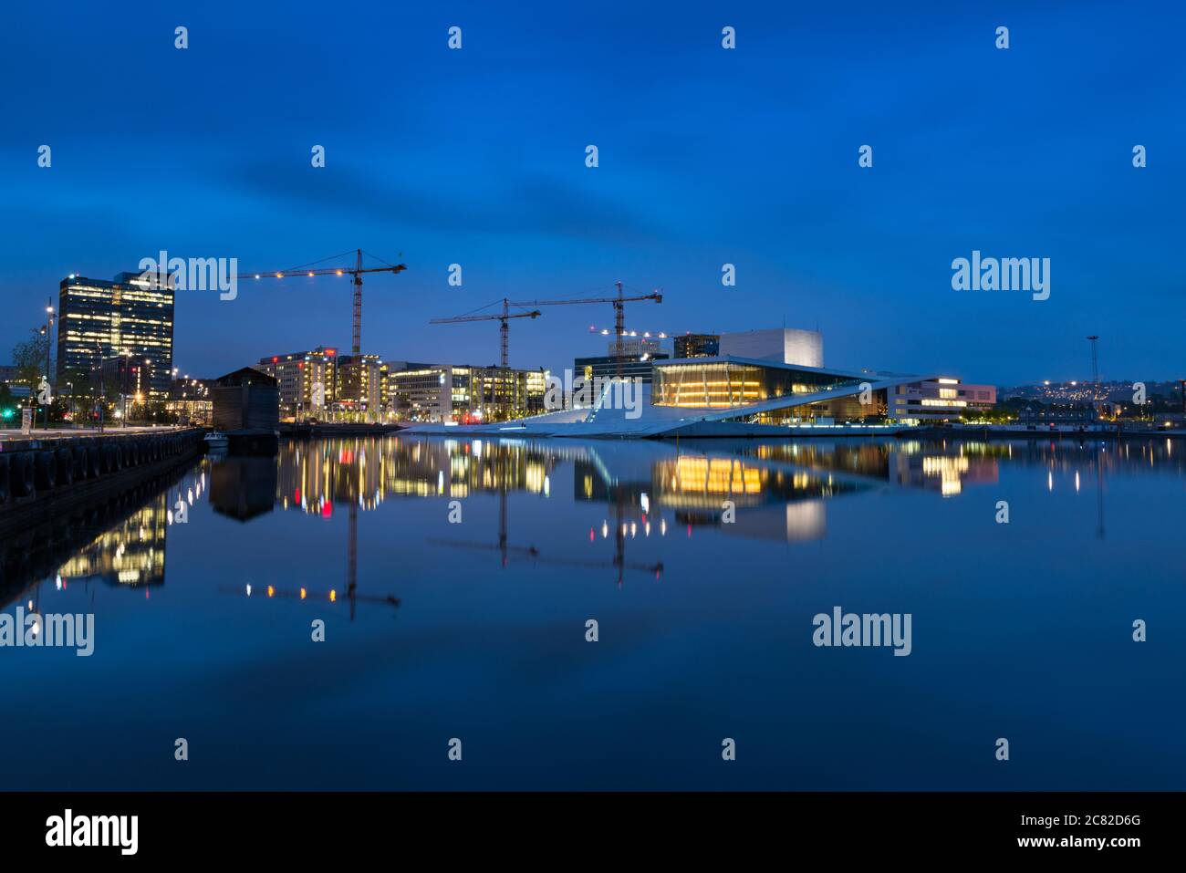 Oslo opera house night hi-res stock photography and images - Alamy