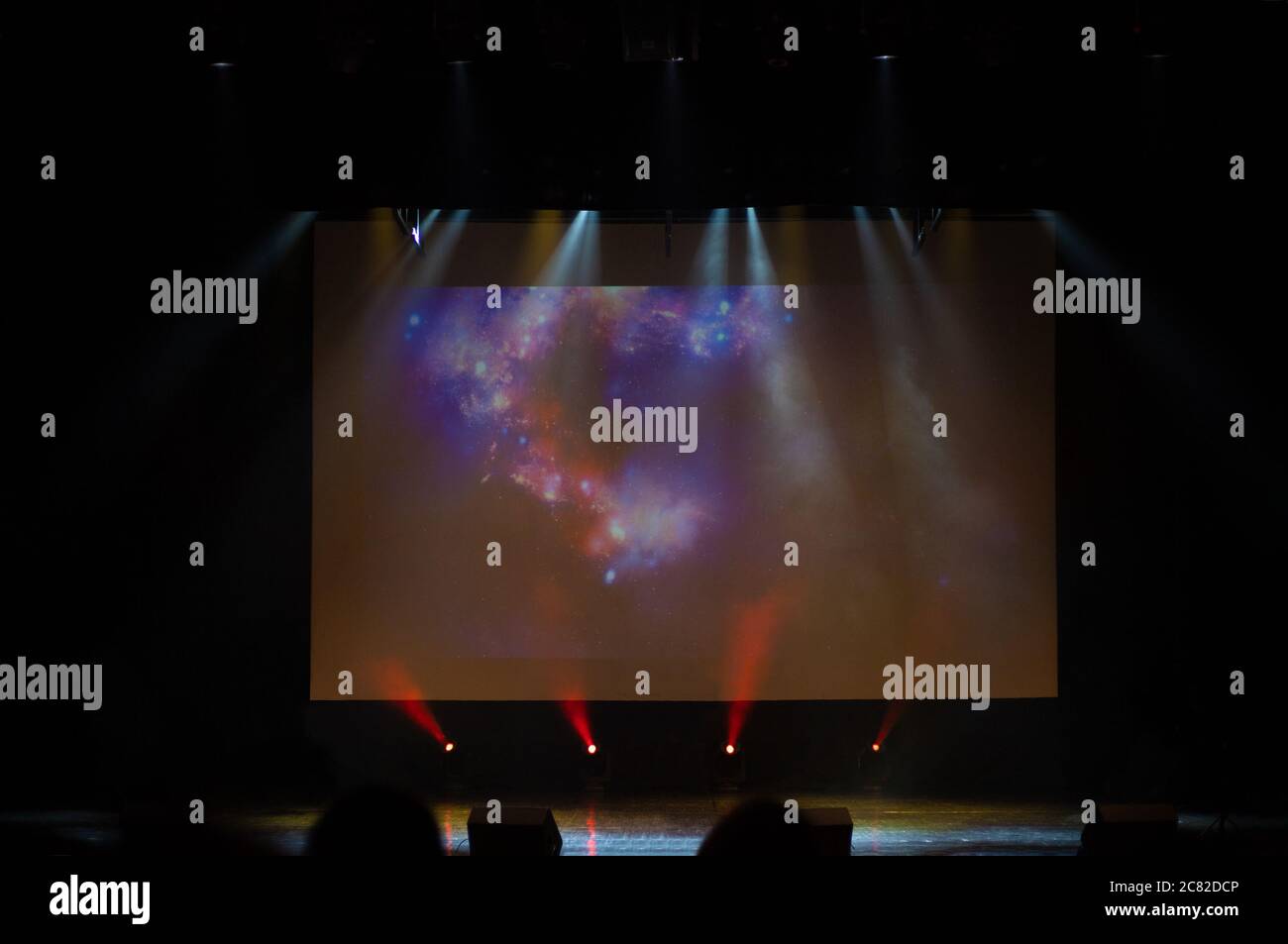 Texture background for design. Stage light at a concert show Stock ...