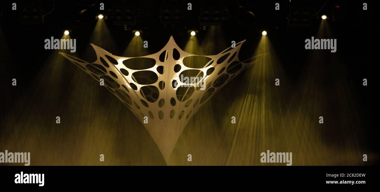 Texture background for design. Stage light at a concert show Stock ...