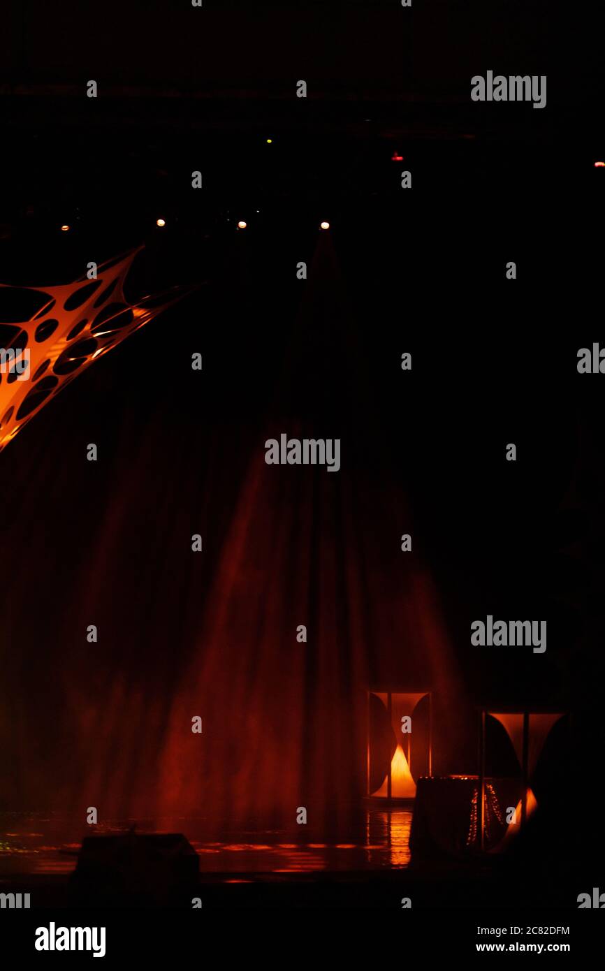 Texture background for design. Stage light at a concert show Stock ...