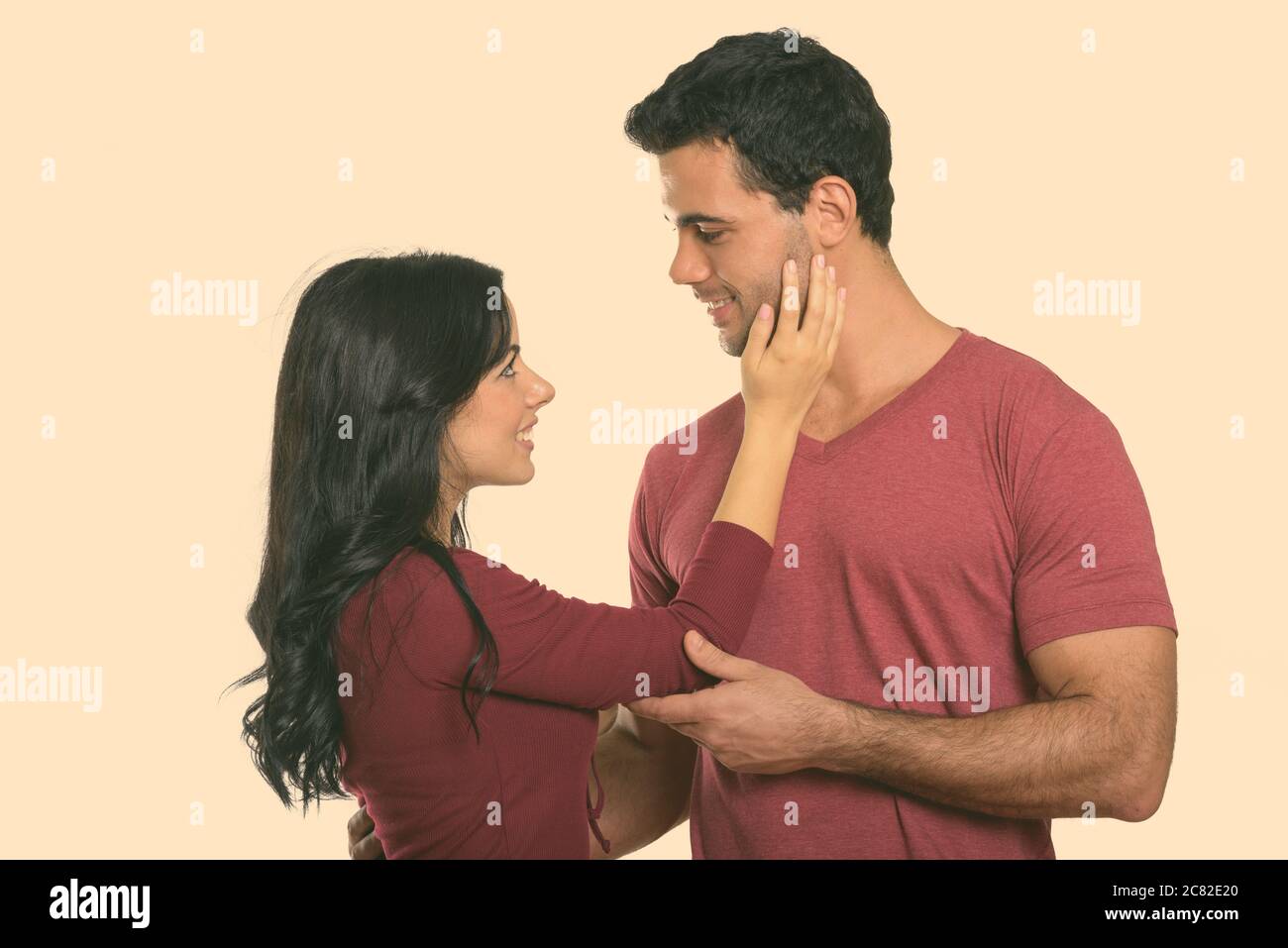 Couple touching each other hi-res stock photography and images - Alamy