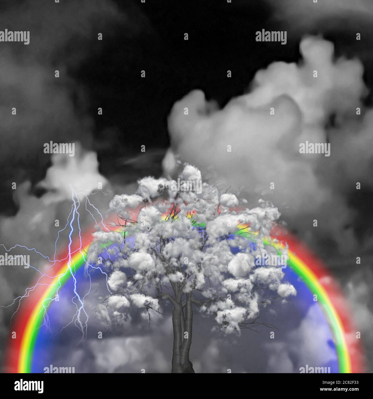 Tree moody ethereal surreal hi-res stock photography and images - Alamy