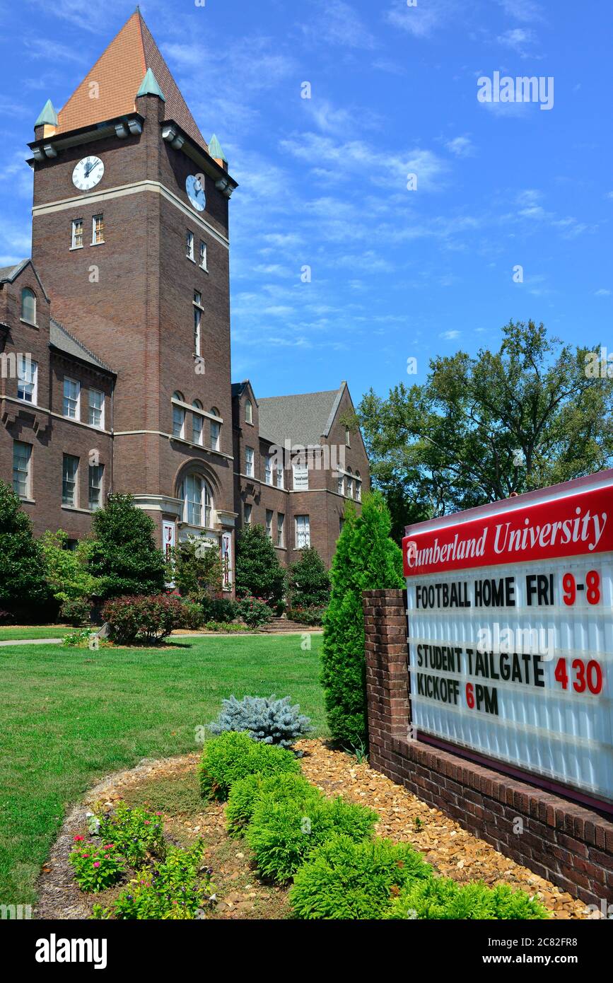 Cumberland University Memorial Hall, on the historic campus of ...