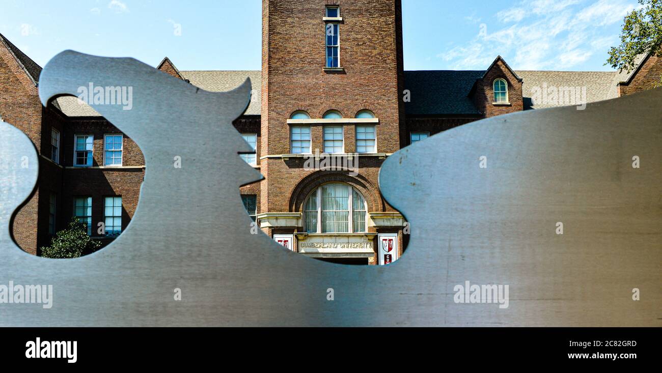 Close up of metal sculpture of a mythical Phoenix, the mascot for the ...