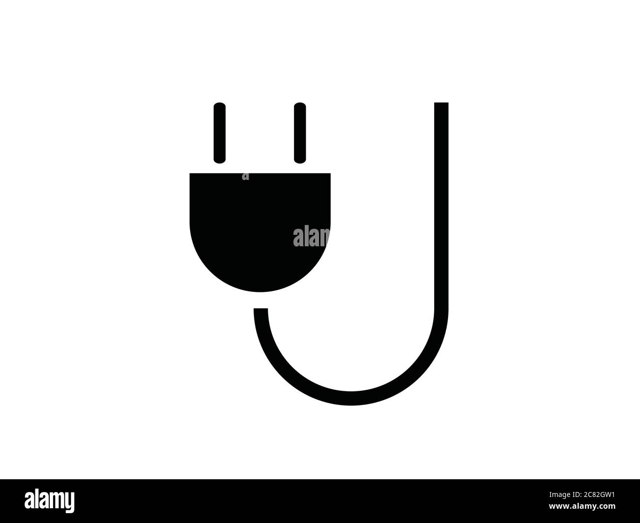 Electrical plug symbol power socket illustration vector Stock Vector ...