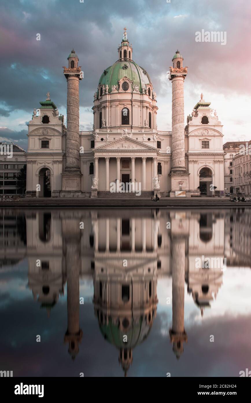 Beautiful scenery karlskirche in hi-res stock photography and images ...