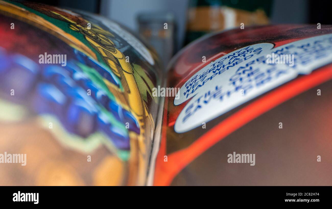 Comic book page vintage hi-res stock photography and images - Alamy