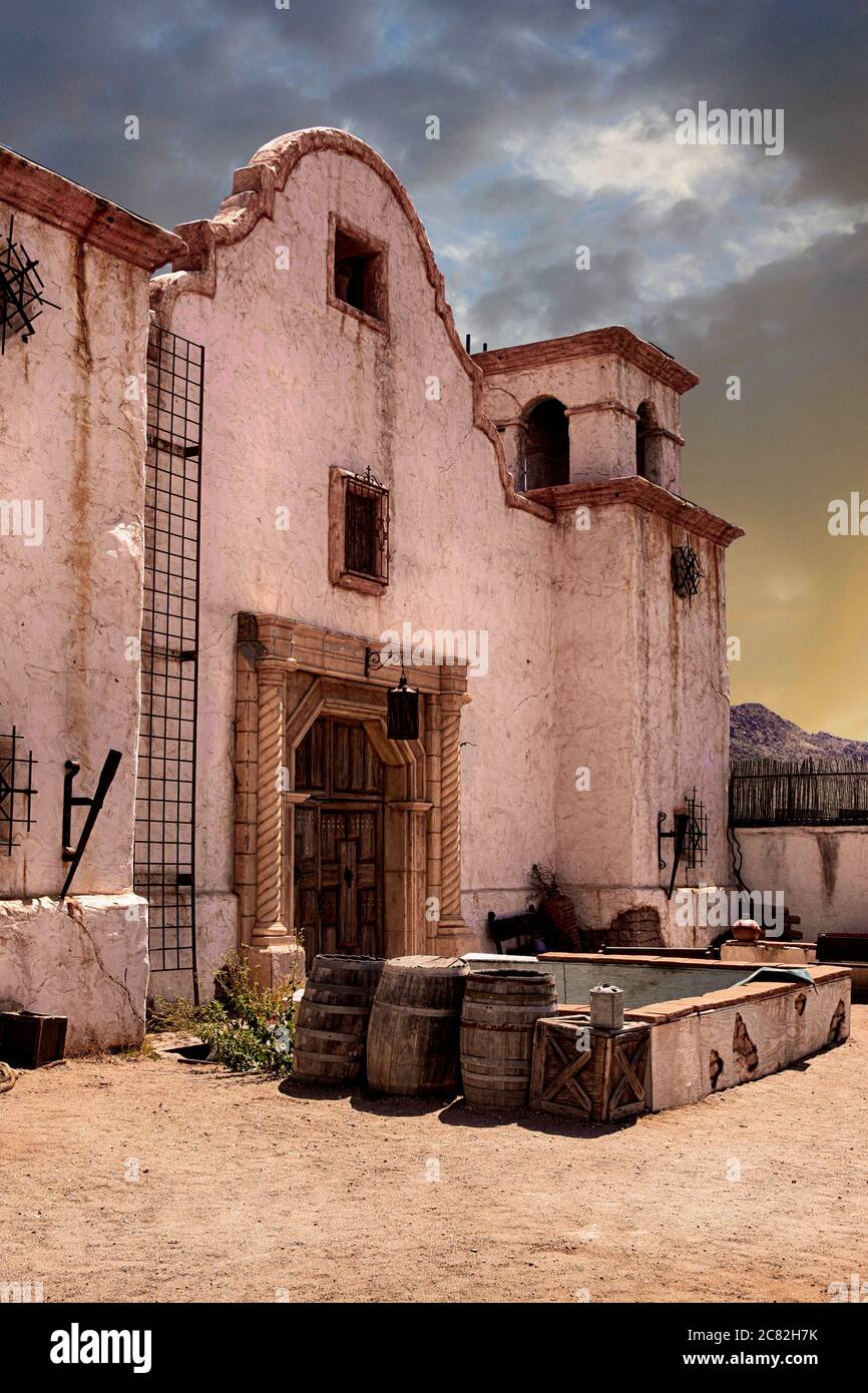 Church Movie Set Facade