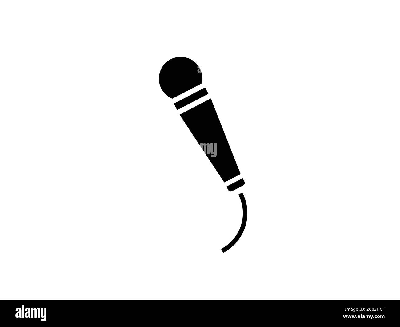 Microphone broadcast symbol music record sound icon vector illustration ...