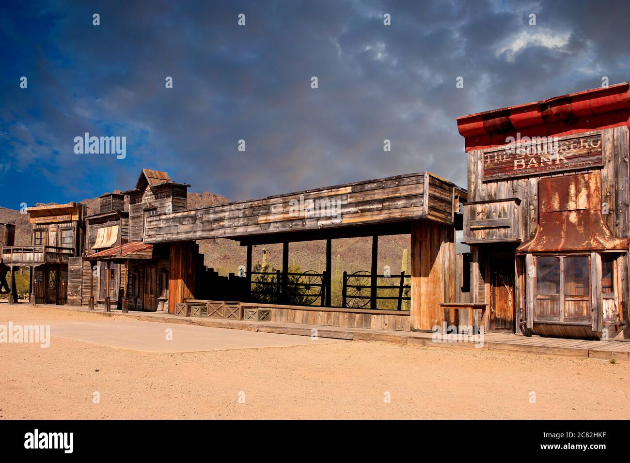 Old Tucson Wild West Town Movie Set Tucson Arizona Building Frontages