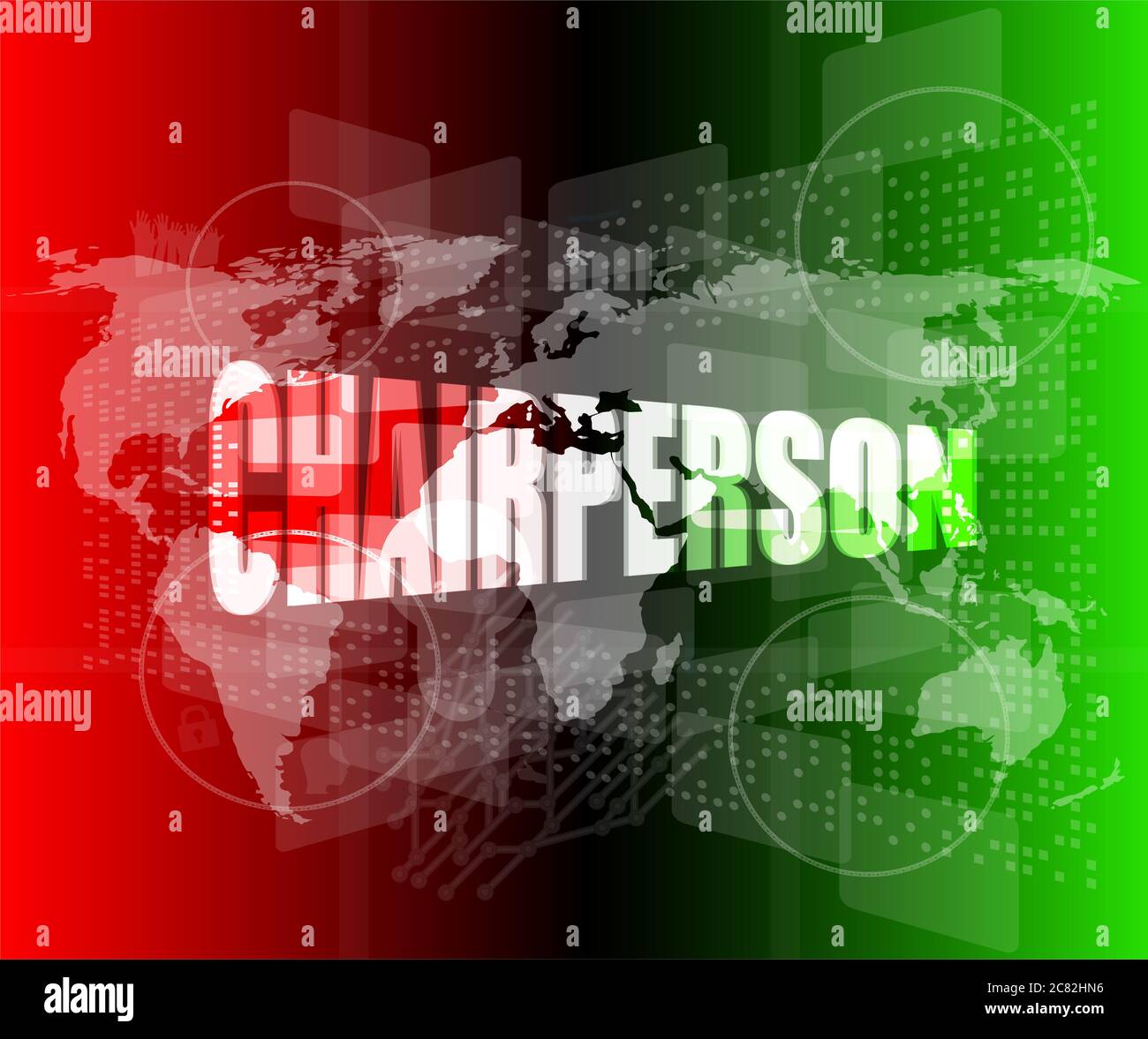 business concept: word chairperson on digital touch screen Stock Photo ...