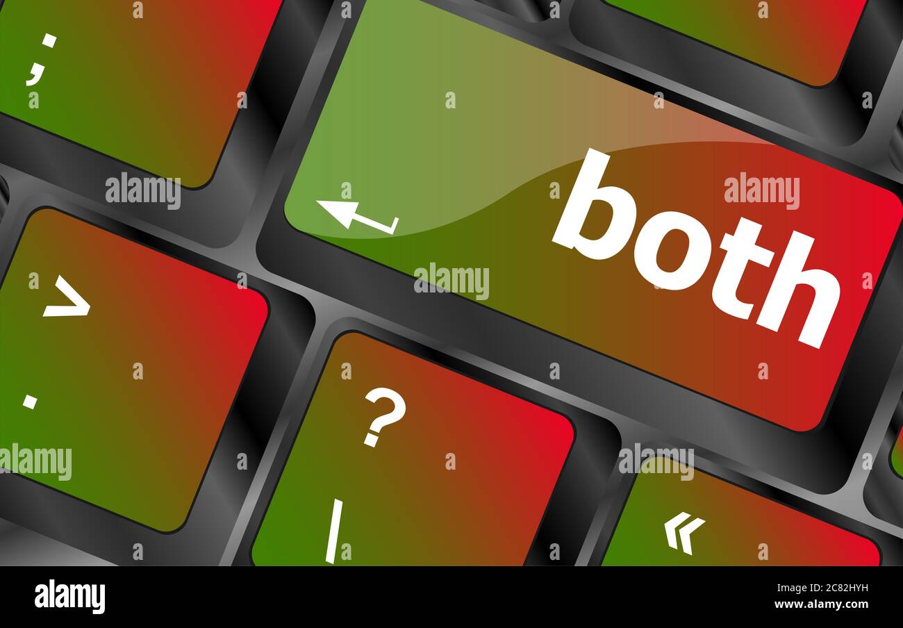 border button on computer pc keyboard key Stock Photo - Alamy