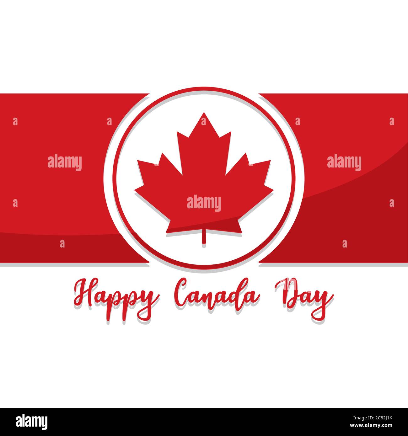 Happy canada day card Stock Vector Image & Art - Alamy