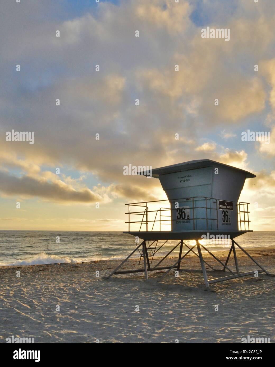 end of day at beach Stock Photo - Alamy