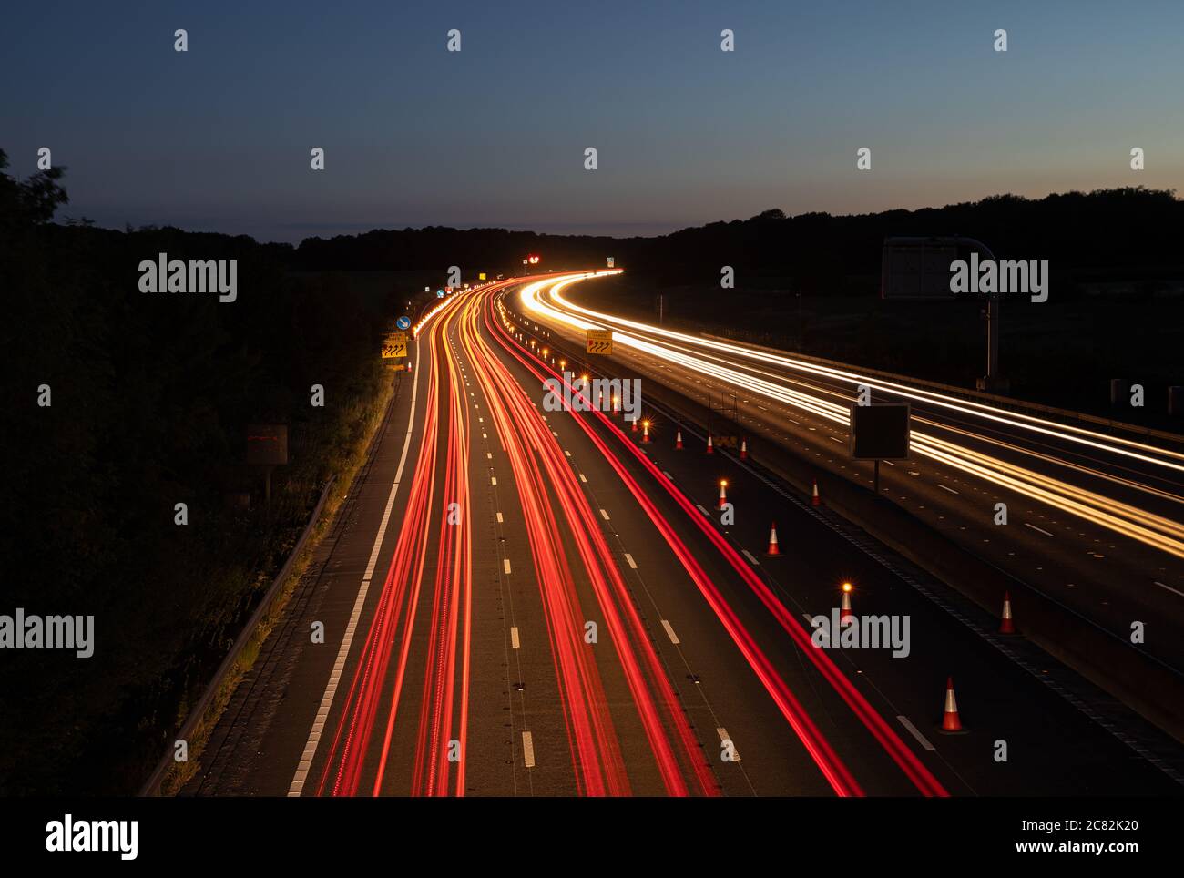 M25 motorway trees hi-res stock photography and images - Alamy