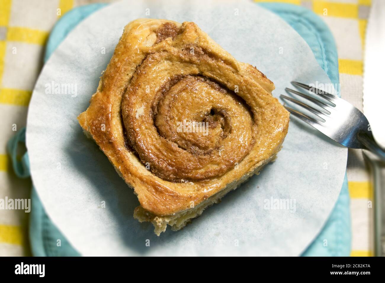 Overhead shot tasty cinnamon hi-res stock photography and images - Alamy
