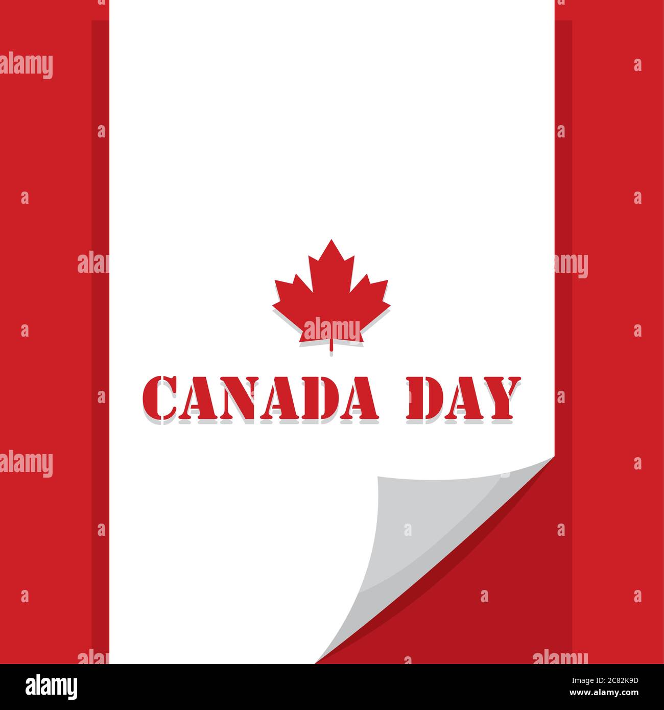 Happy canada day card Stock Vector Image & Art - Alamy