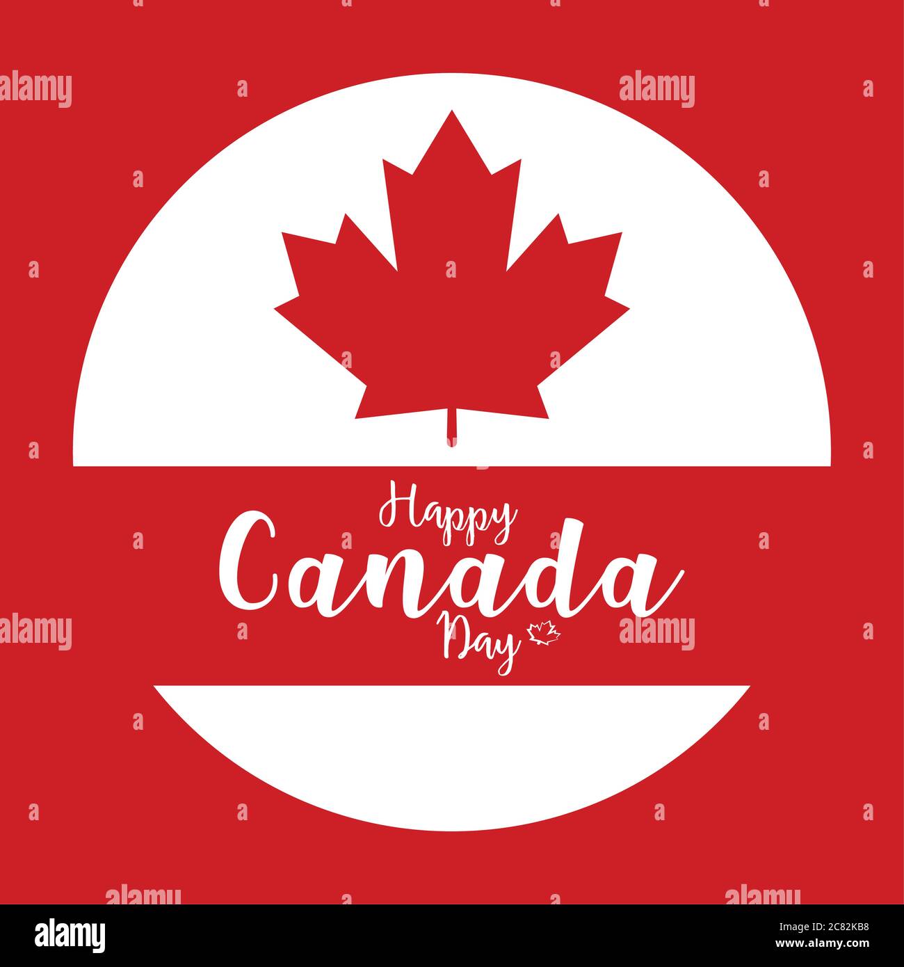 Happy canada day card Stock Vector Image & Art - Alamy