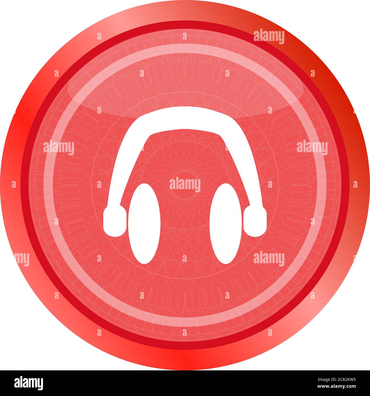 modern headphone buttons web icon . Trendy flat style sign isolated on ...