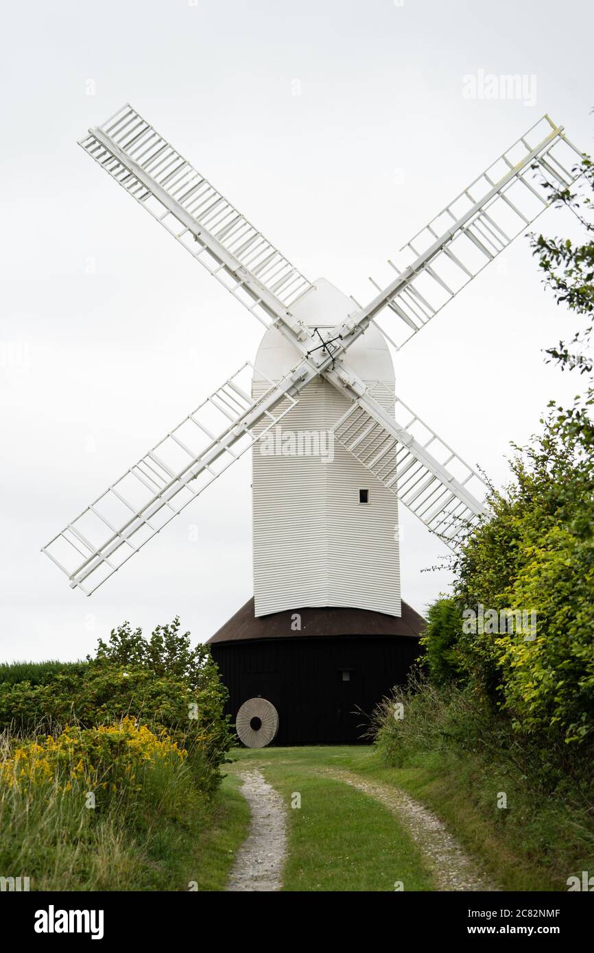Old windmill called 'Jill' (one of a pair called Jack and Jill), Sussex ...
