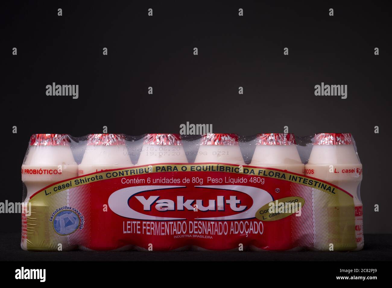 Yakult packaging hi-res stock photography and images - Alamy