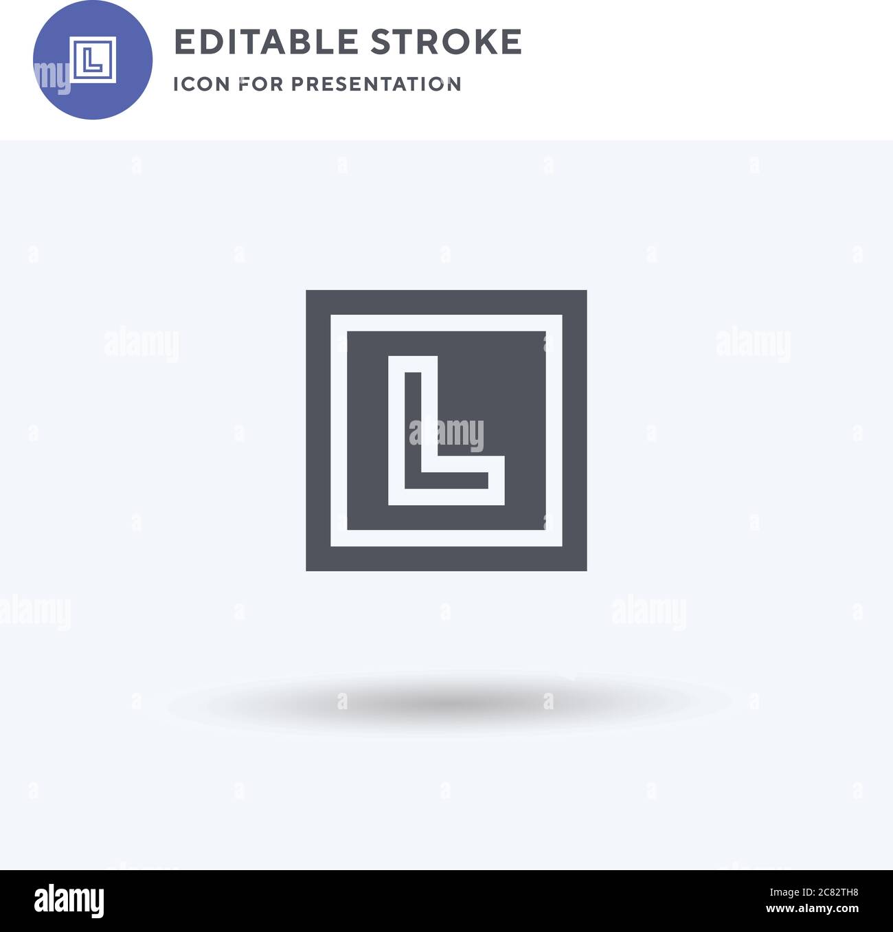Learner icon vector, filled flat sign, solid pictogram isolated on ...