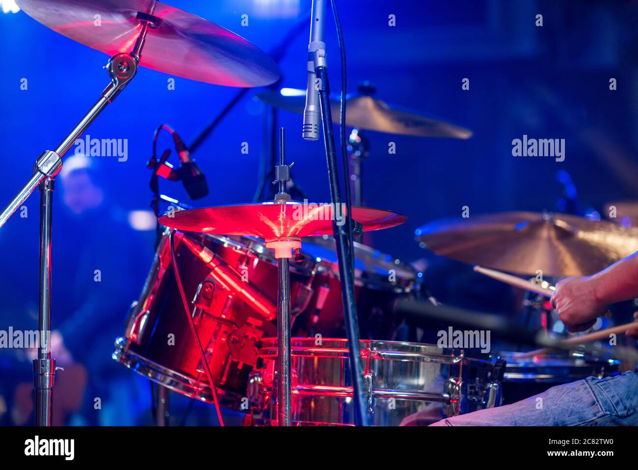 Man plays drums rock band hi-res stock photography and images - Alamy