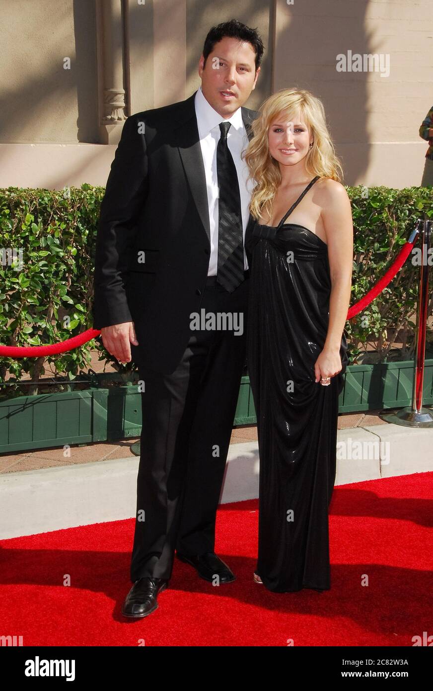 Greg Grunberg and Kristen Bell at the 59th Annual Primetime Creative ...