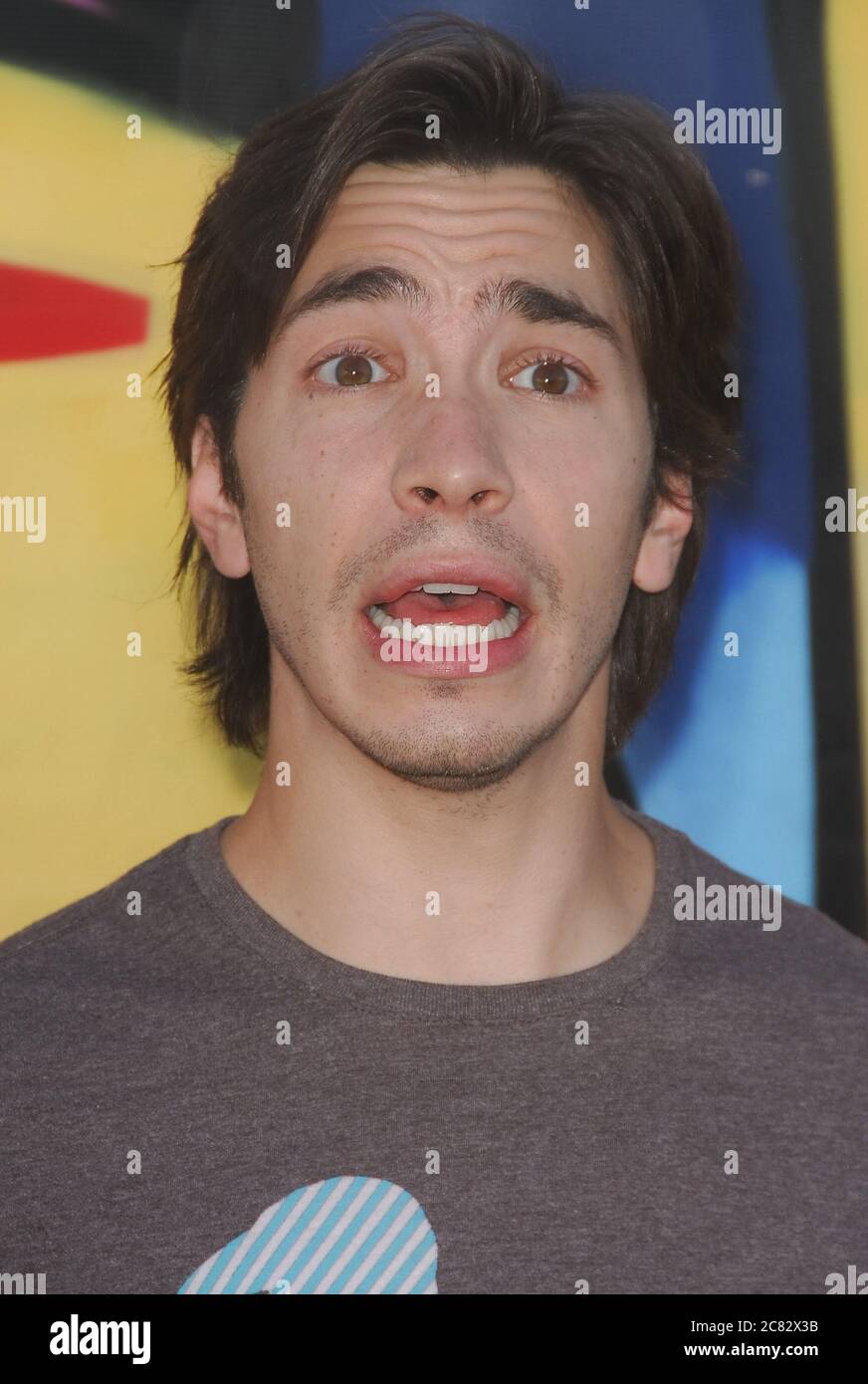 Justin Long at the 2007 Teen Choice Awards - Arrivals held at the ...