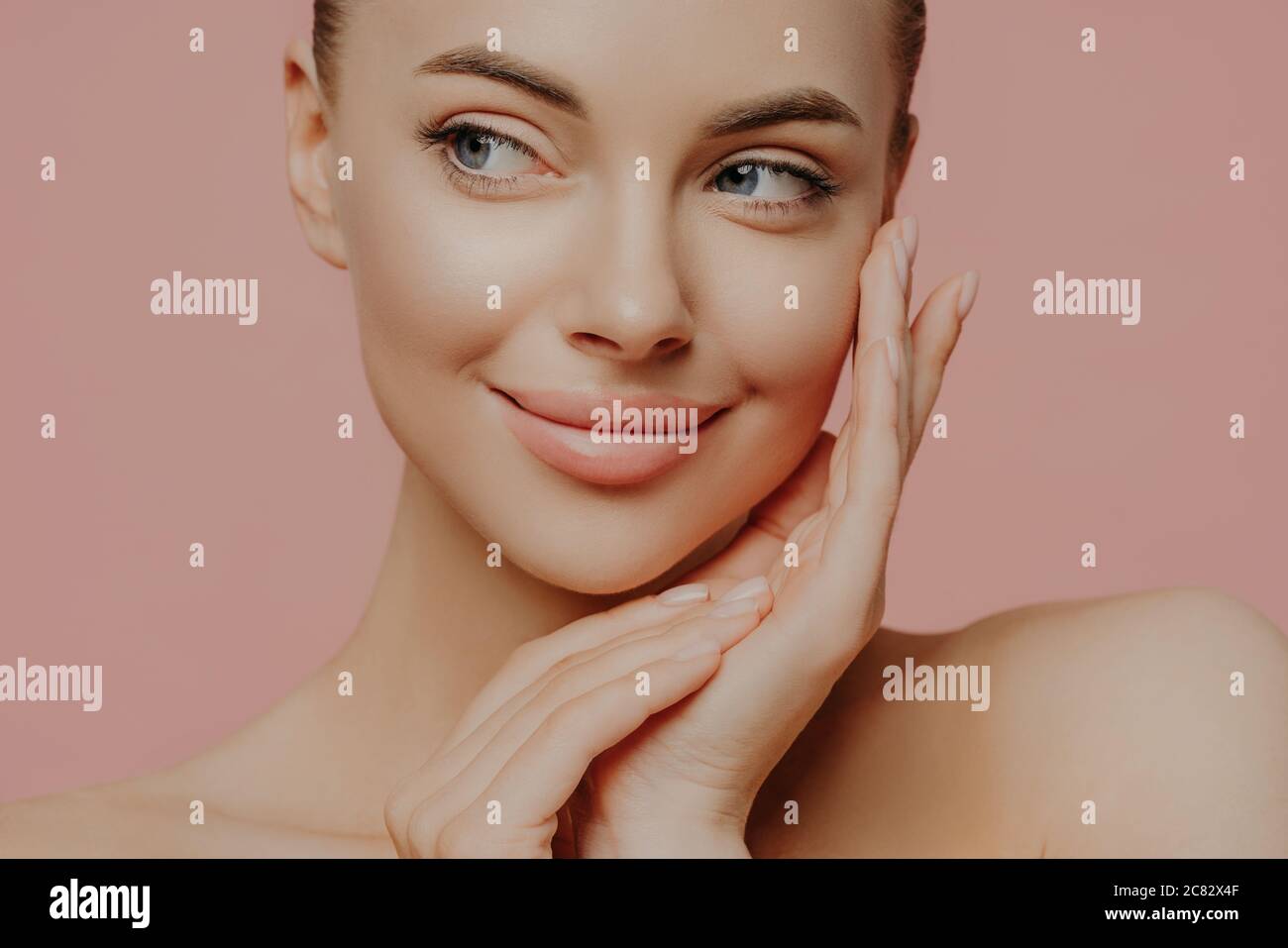 Pretty beauty care hi-res stock photography and images - Alamy