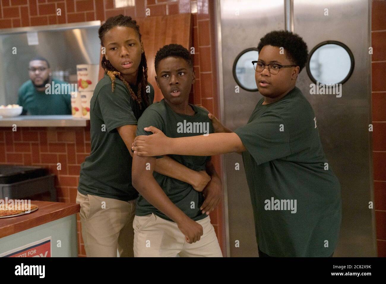 THE CHI, from left: Michael V. Epps, Alex Hibbert, Shamon Brown Jr ...